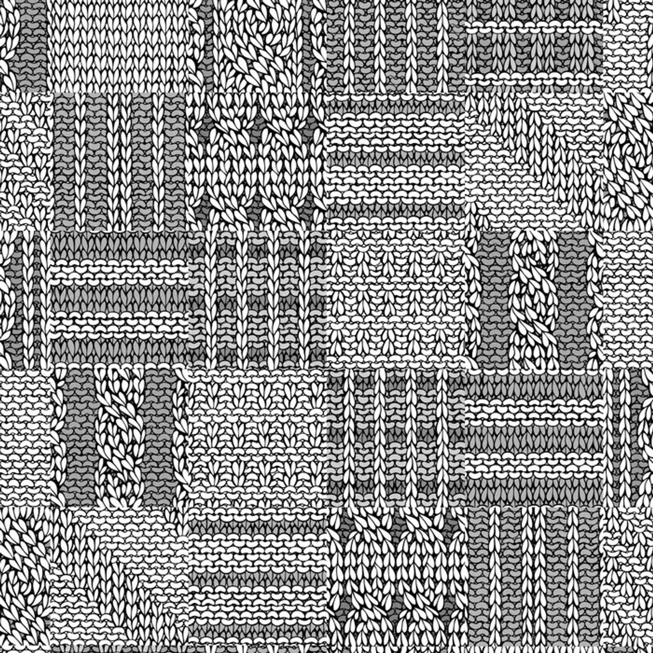 Bed Buds Knit Cheater Black and White | Patchwork Nabiac Online