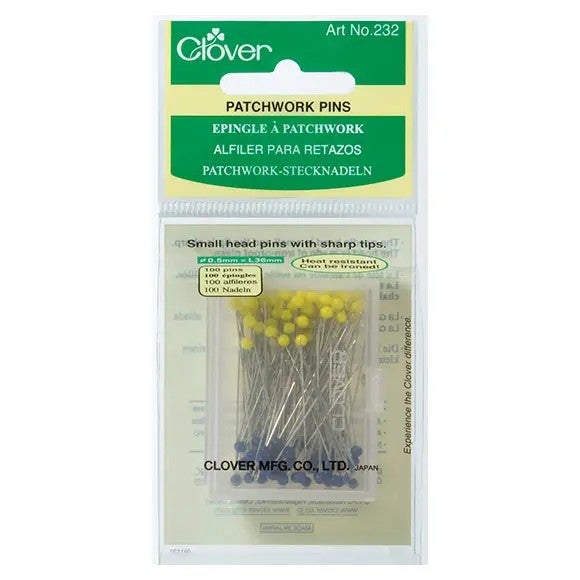 CLOVER PATCHWORK PINS 232 | Patchwork Nabiac Online